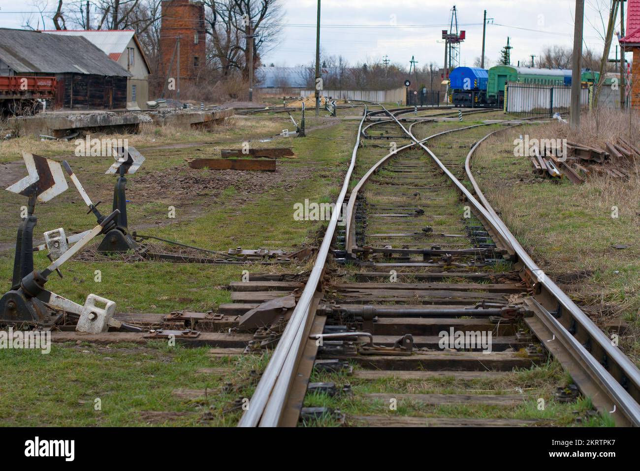Two railway tracks hi-res stock photography and images - Alamy