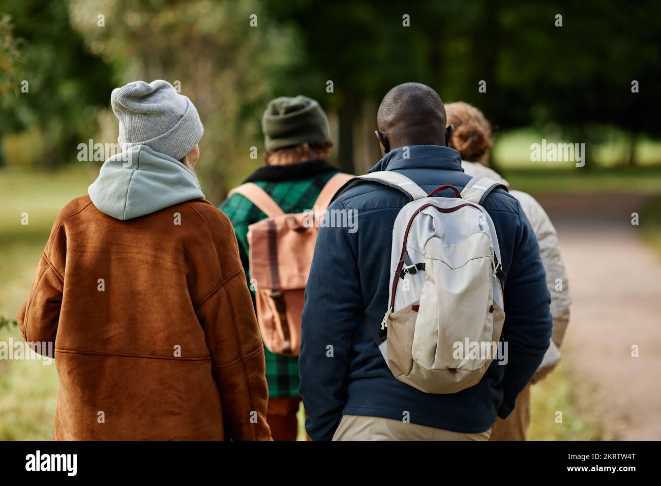 Two people walk in forest hi-res stock photography and images - Alamy