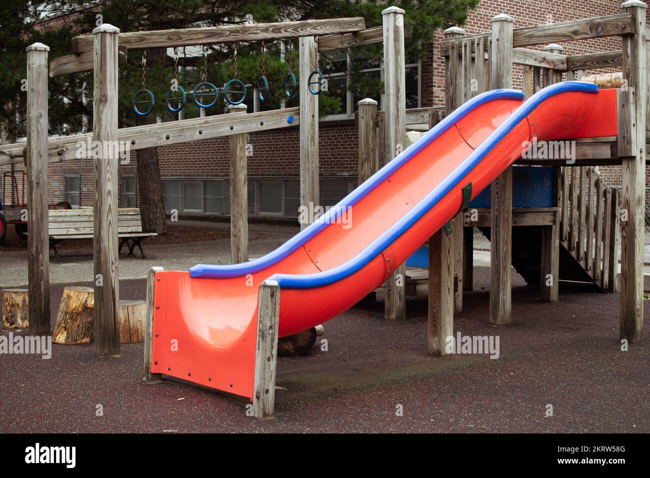 Interactive outdoor games for kids, playground Stock Photo - Alamy