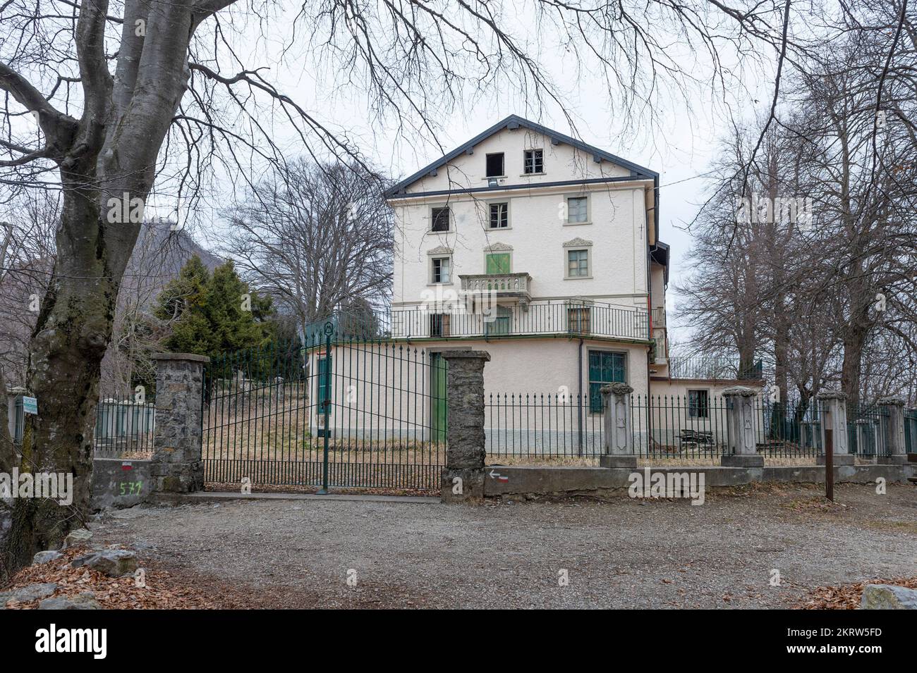 old convent, pertus, italy Stock Photo - Alamy