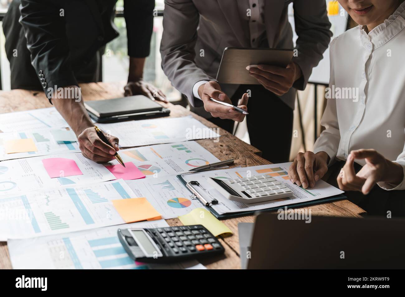 Group of Multiethnic Busy Meeting Conference Discussion Corporate ...