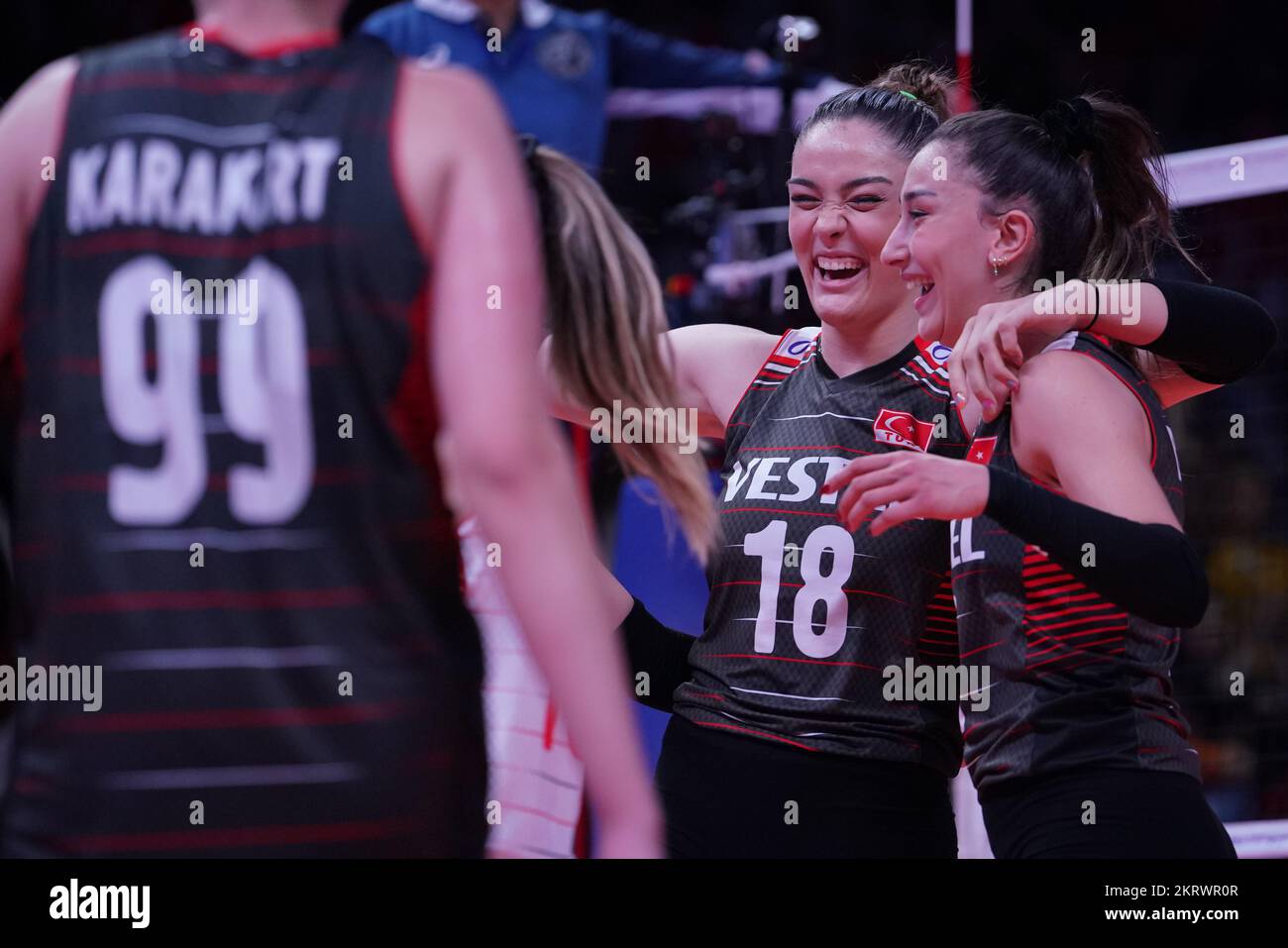 ANKARA, TURKIYE - JUNE 04, 2022: Gunes Zehra in Bulgaria vs Turkiye VNL ...