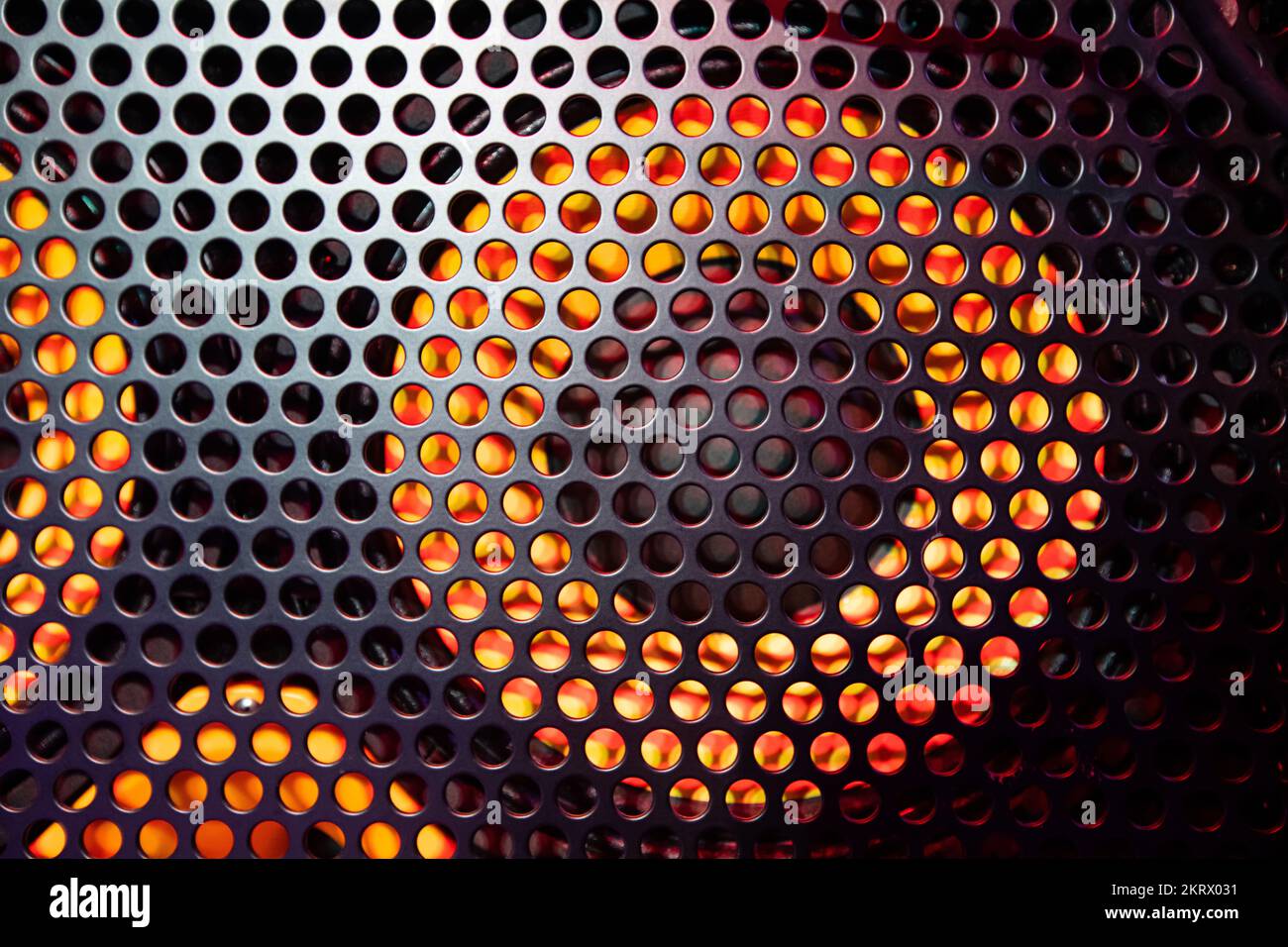 closeup of loudspeakers as surprised monkey face for design purpose ...