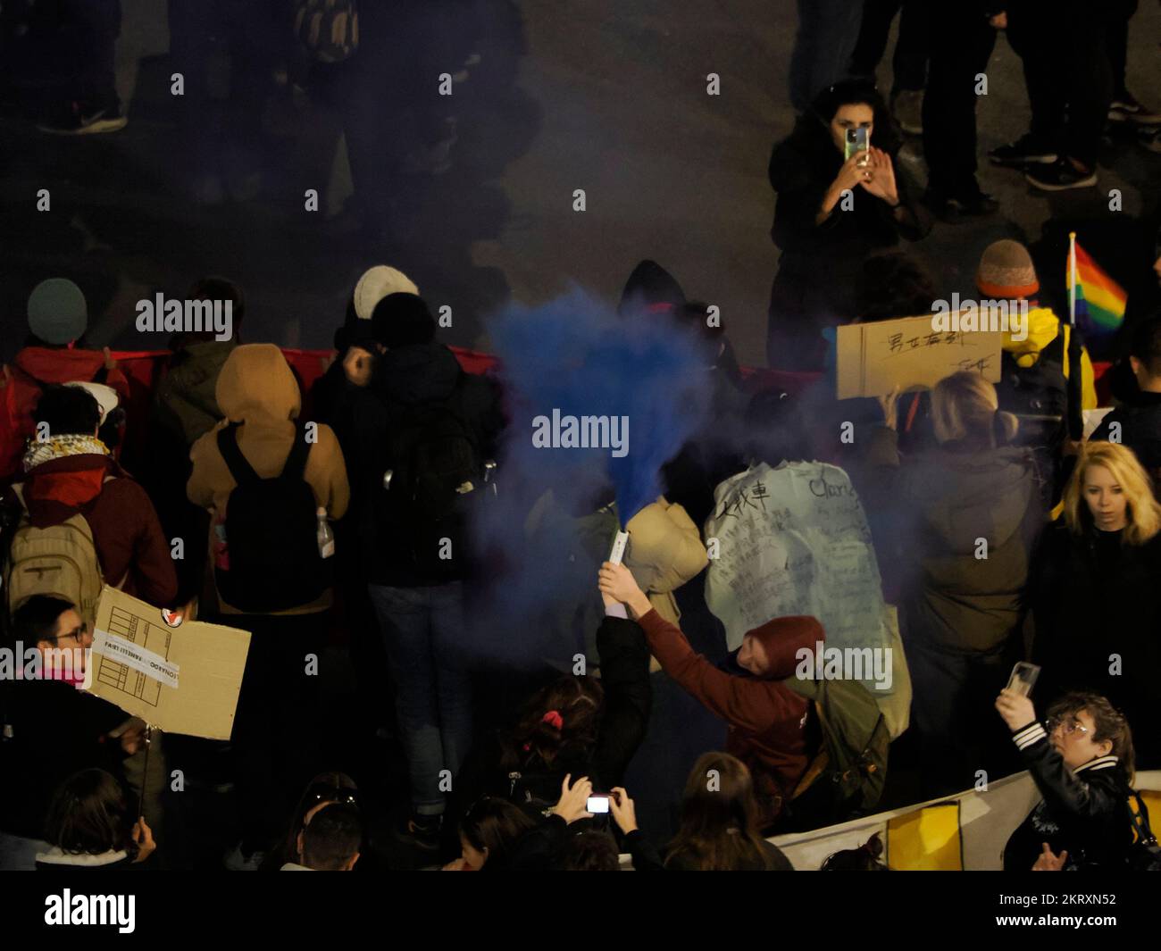 ROME, ITALY - NOVEMBER 26 2022 - Thousands join feminist march against ...