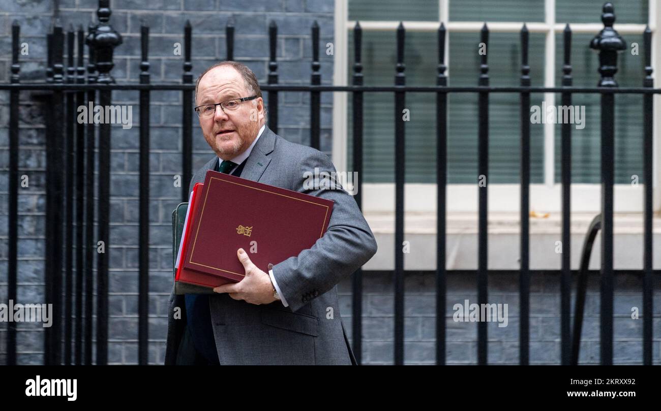 London, UK. 29th Nov, 2022. George Freeman, Science Minister at a ...