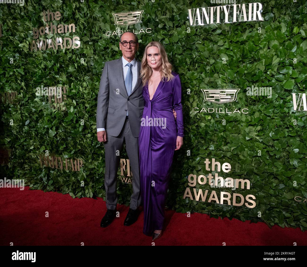 New York, United States. 28th Nov, 2022. Daniel Benton and Stephanie ...
