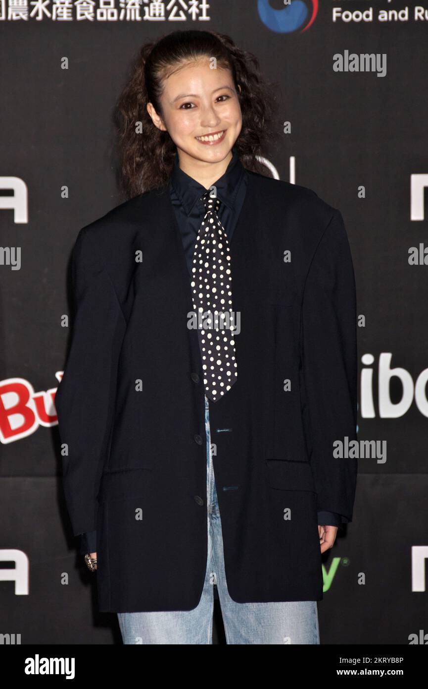 Osaka, Japan. 29th Nov, 2022. Japanese actress Mio Imada attends a red ...