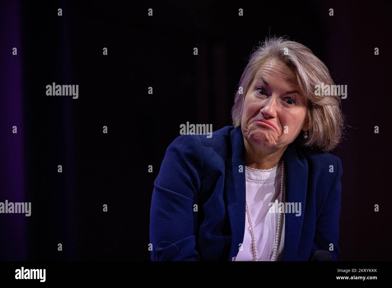Paris, France. 29th Nov, 2022. Air France CEO Anne Rigail attends a ...