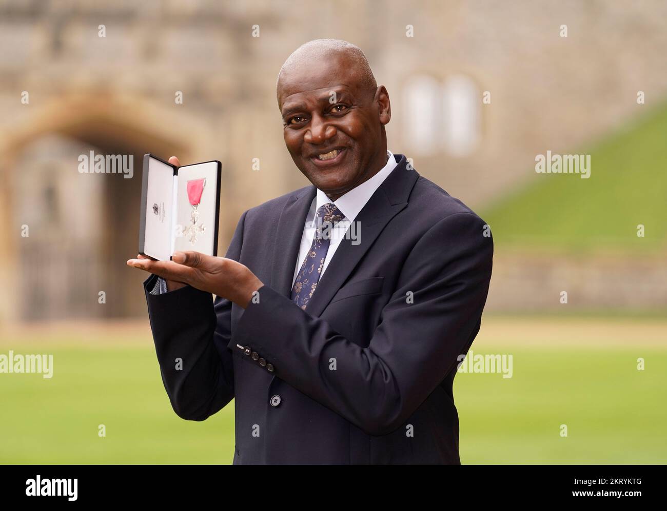 Gary Bennett, Patron of Show Racism The Red Card, after being made a ...