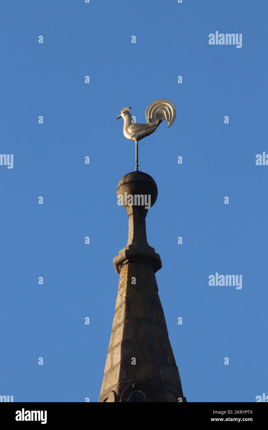 Rooftops , spires and monuments in Peterhead Stock Photo - Alamy