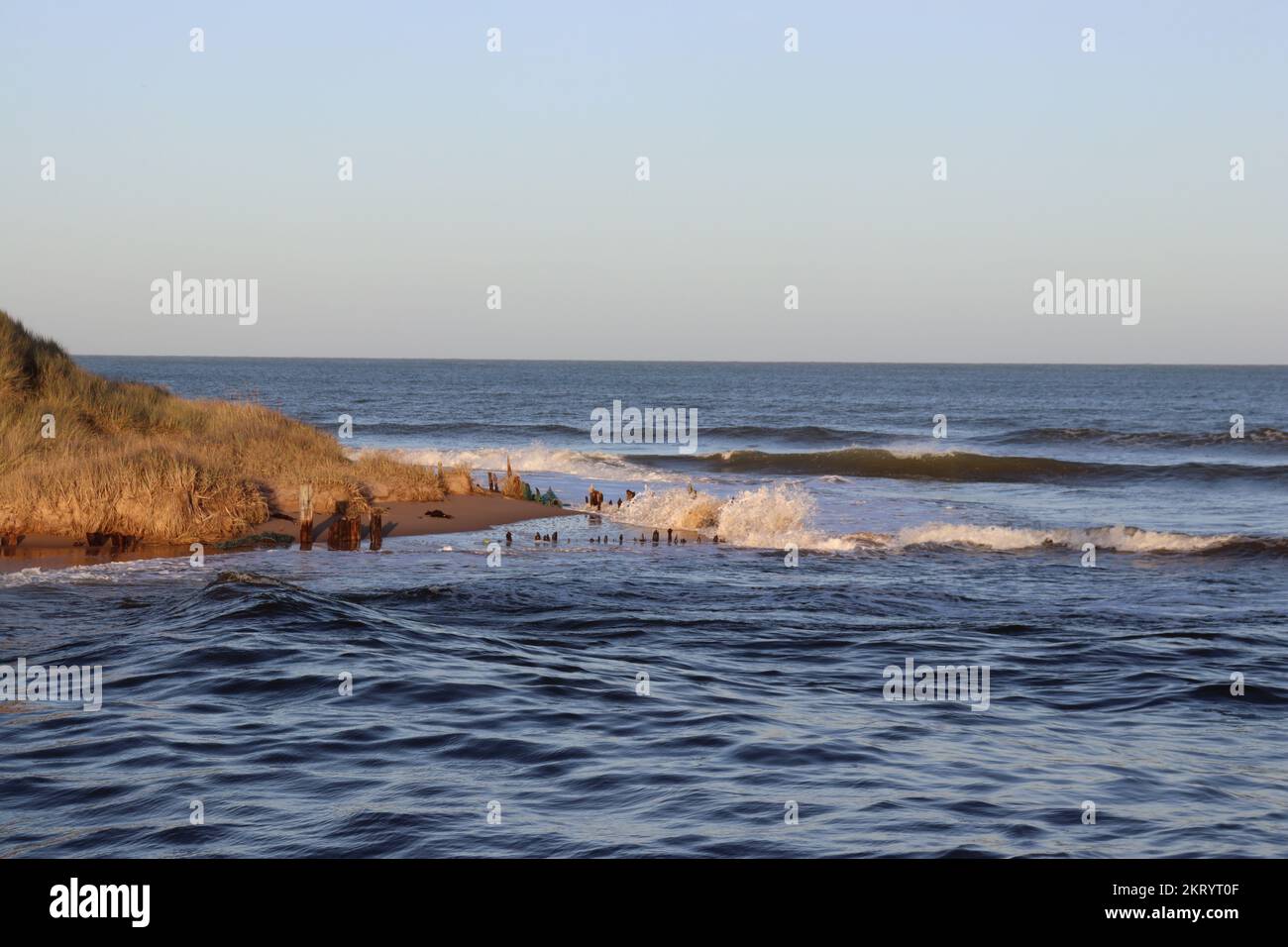 Mouth of river Ugie, Peterhead Stock Photo - Alamy