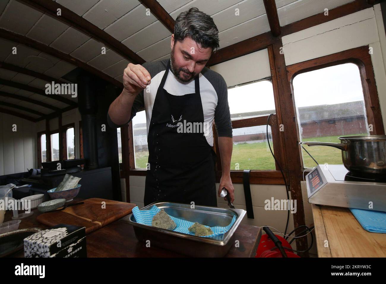 Ayr, Ayrshire, Scotland, UK, Blackthorn Salt. The first & only thorn ...