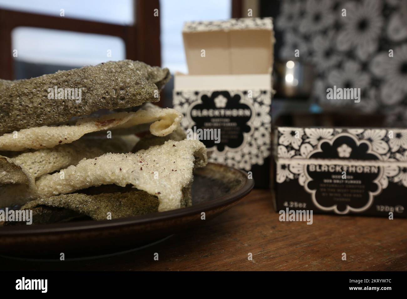 Ayr, Ayrshire, Scotland, UK, Blackthorn Salt. The first & only thorn ...