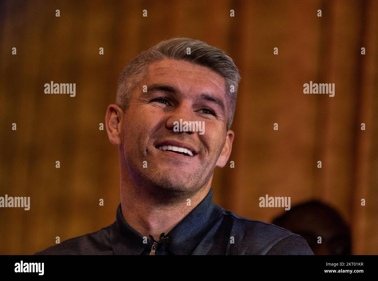 Liam Smith during a press conference at The Landmark Hotel, London. The ...