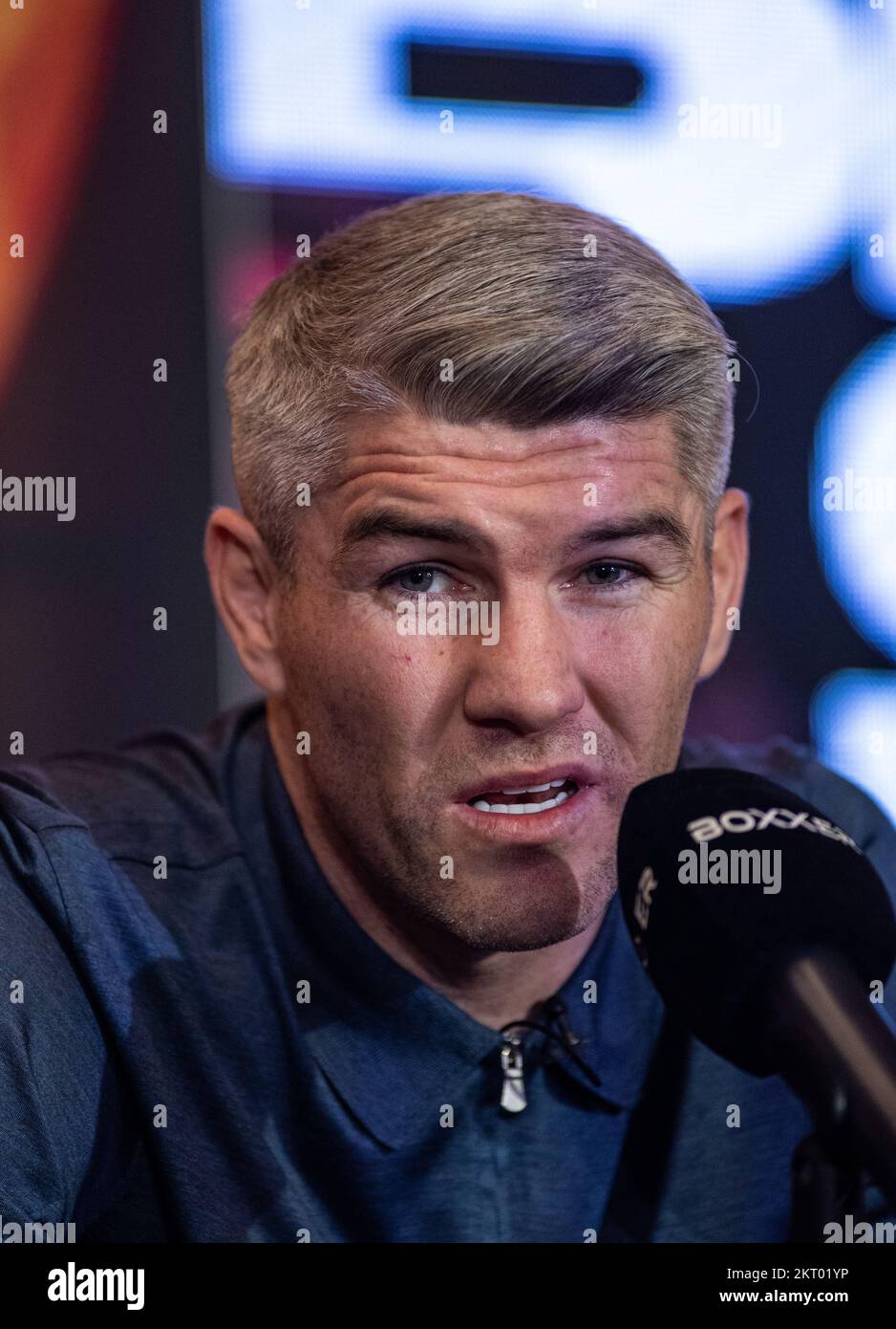 Liam Smith during a press conference at The Landmark Hotel, London. The ...