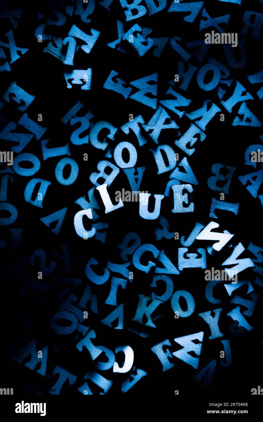 Clue word hi-res stock photography and images - Alamy