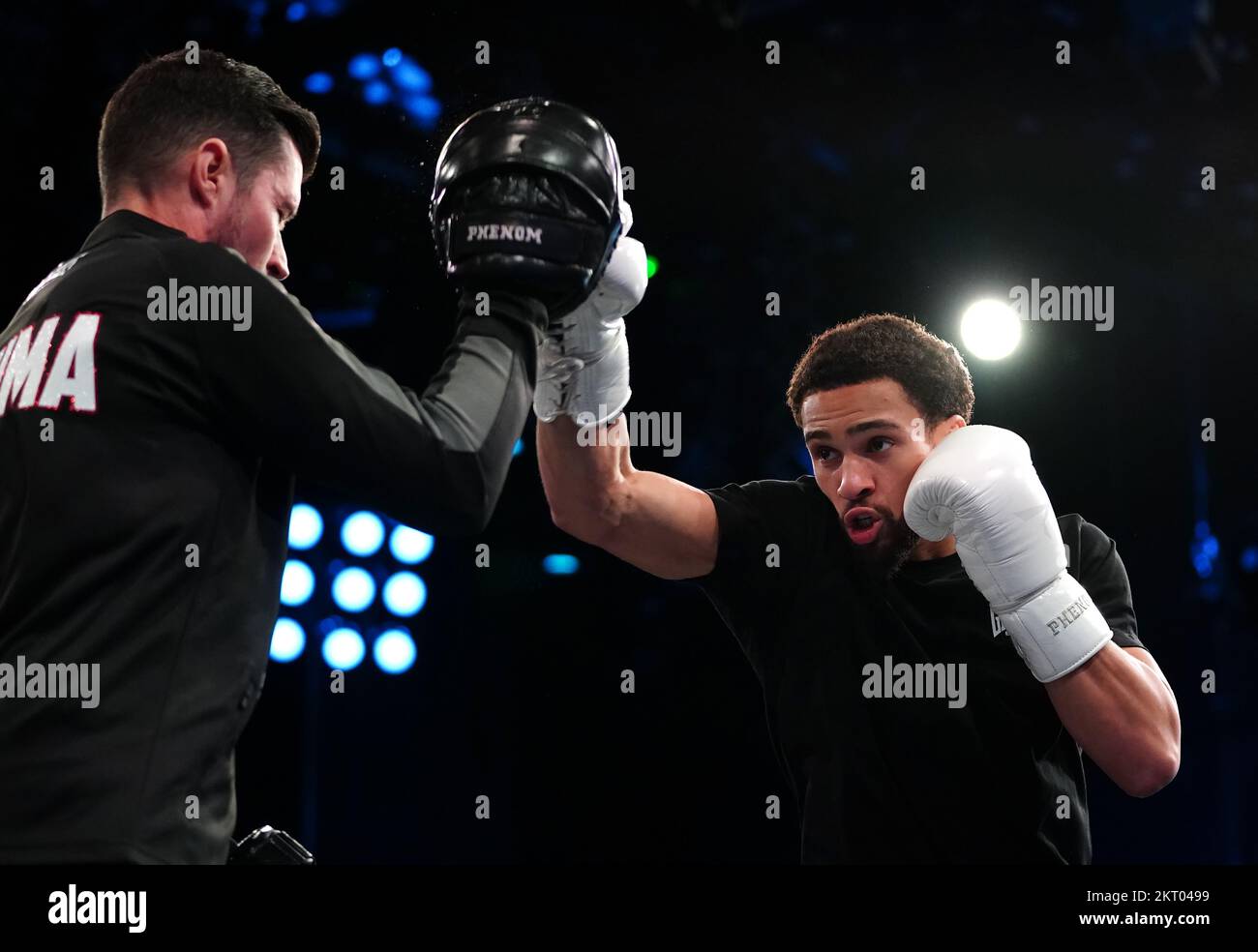 Karol Itauma (right) during a media work out at BT Studios, Queen ...