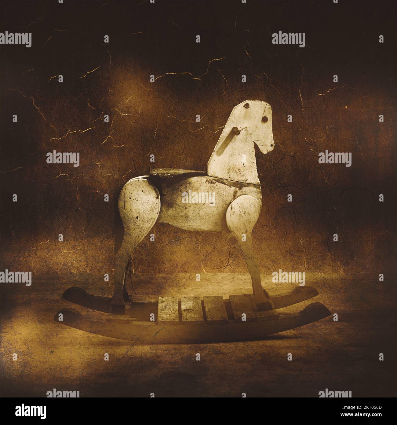 Creepy rocking horse hi-res stock photography and images - Alamy