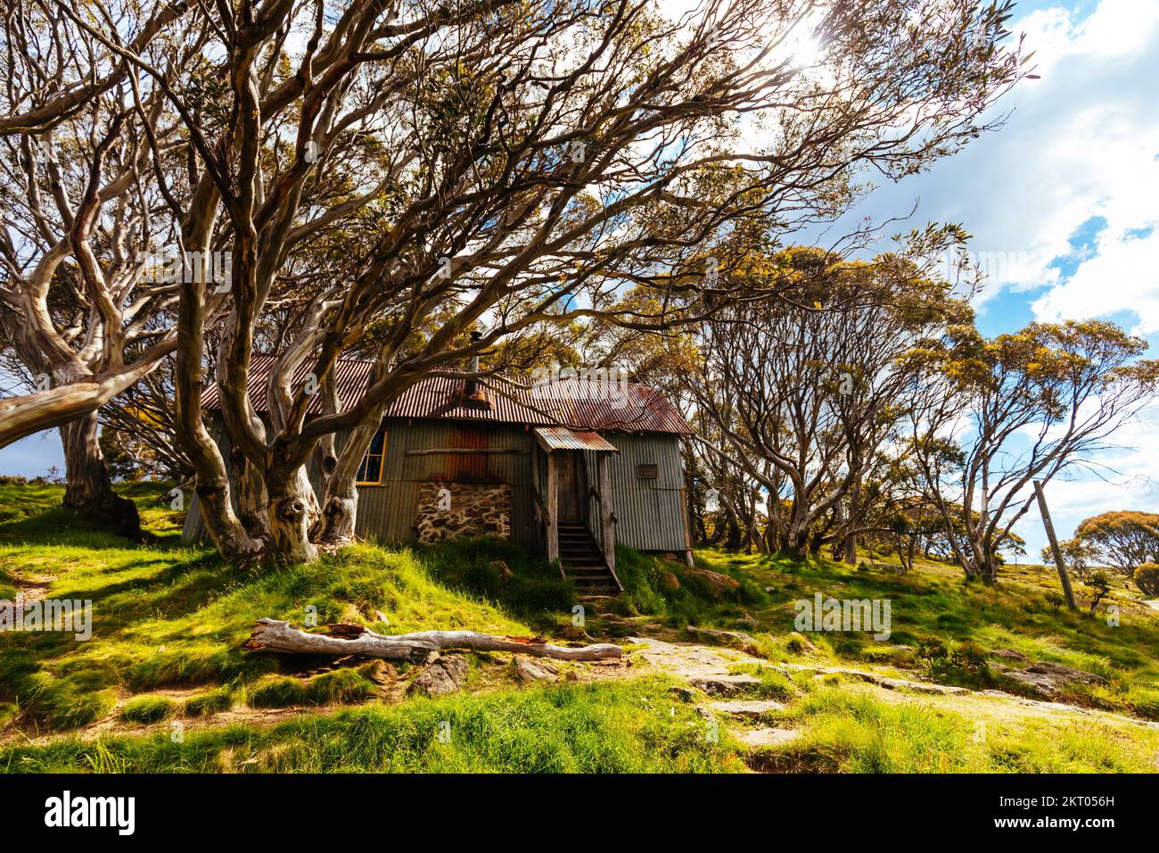 Cope Hut near Falls Creek in Australia Stock Photo - Alamy