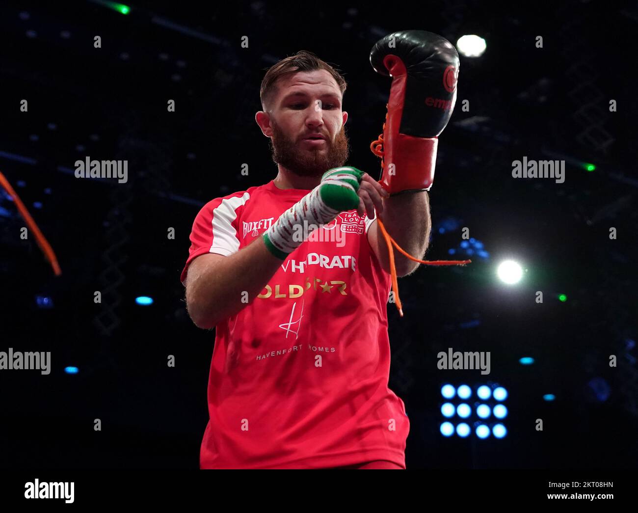Isaac Lowe during a media work out at BT Studios, Queen Elizabeth ...