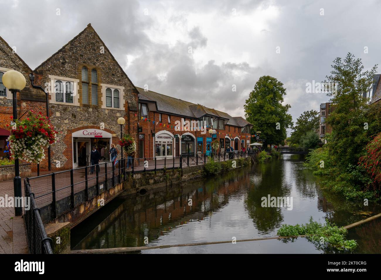 Salisbury, United Kingdom - 8 September, 2022: view of The Maltings on ...