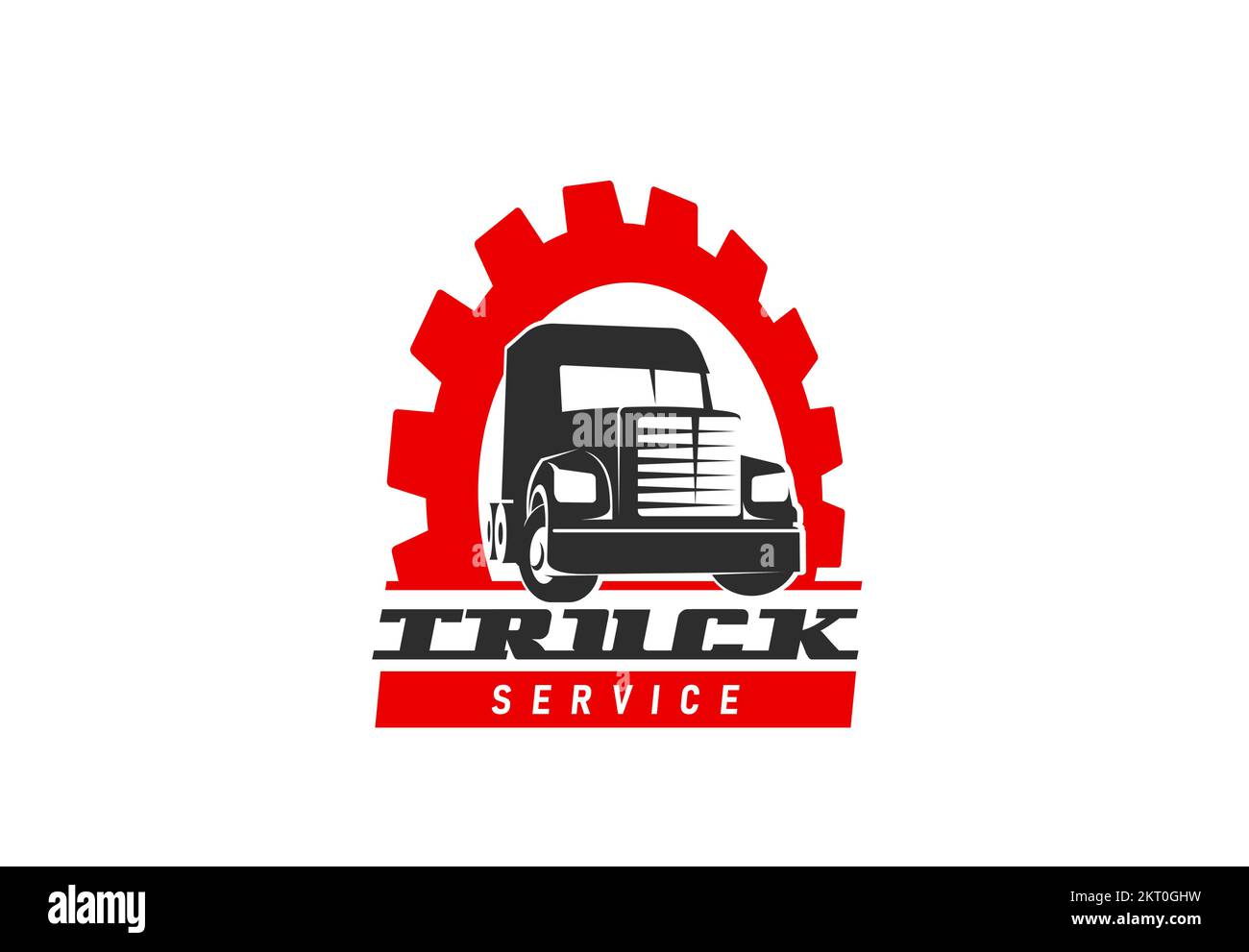 Semi truck parts Stock Vector Images - Alamy
