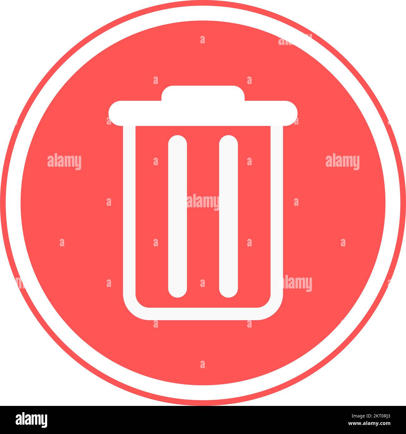 Trash can icon, delete button Stock Vector Image & Art - Alamy