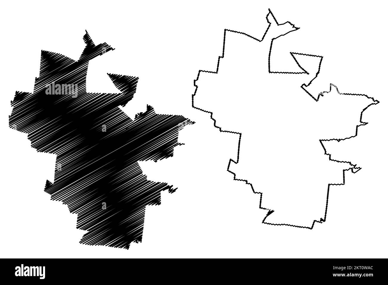 General Cepeda municipality (Free and Sovereign State of Coahuila de Zaragoza, Mexico, United ...