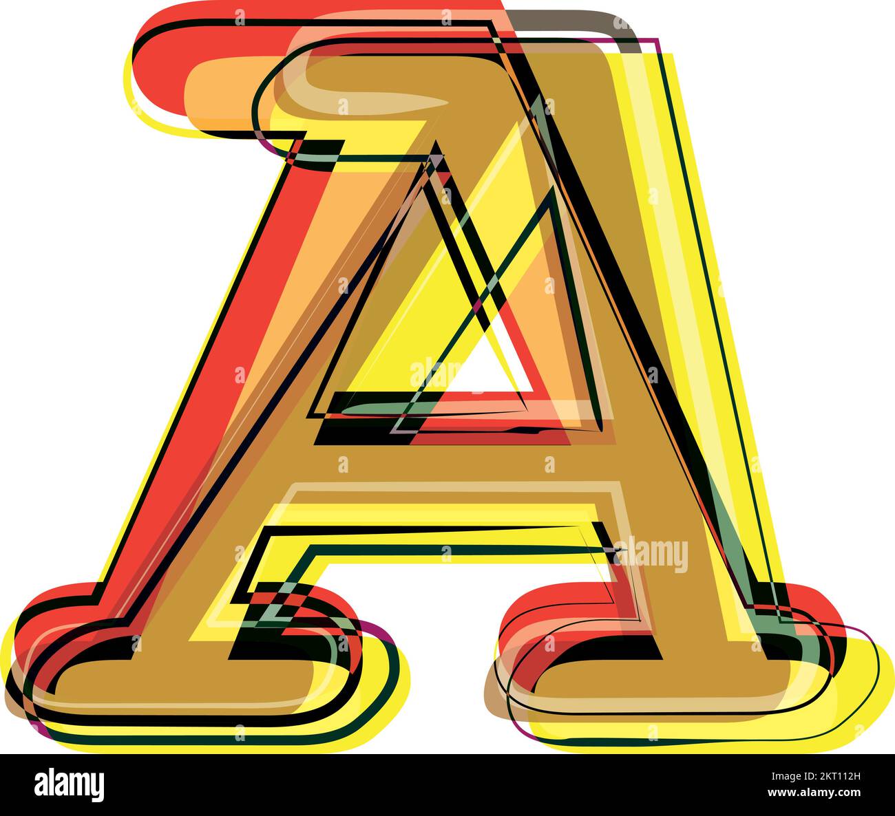 Draw a letter Stock Vector Images - Alamy