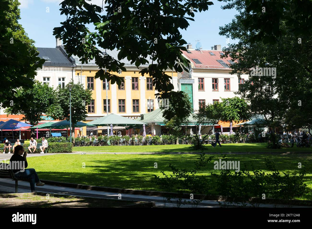 Olaf Ryes plass, place, grunerlokka, oslo, norway Stock Photo - Alamy