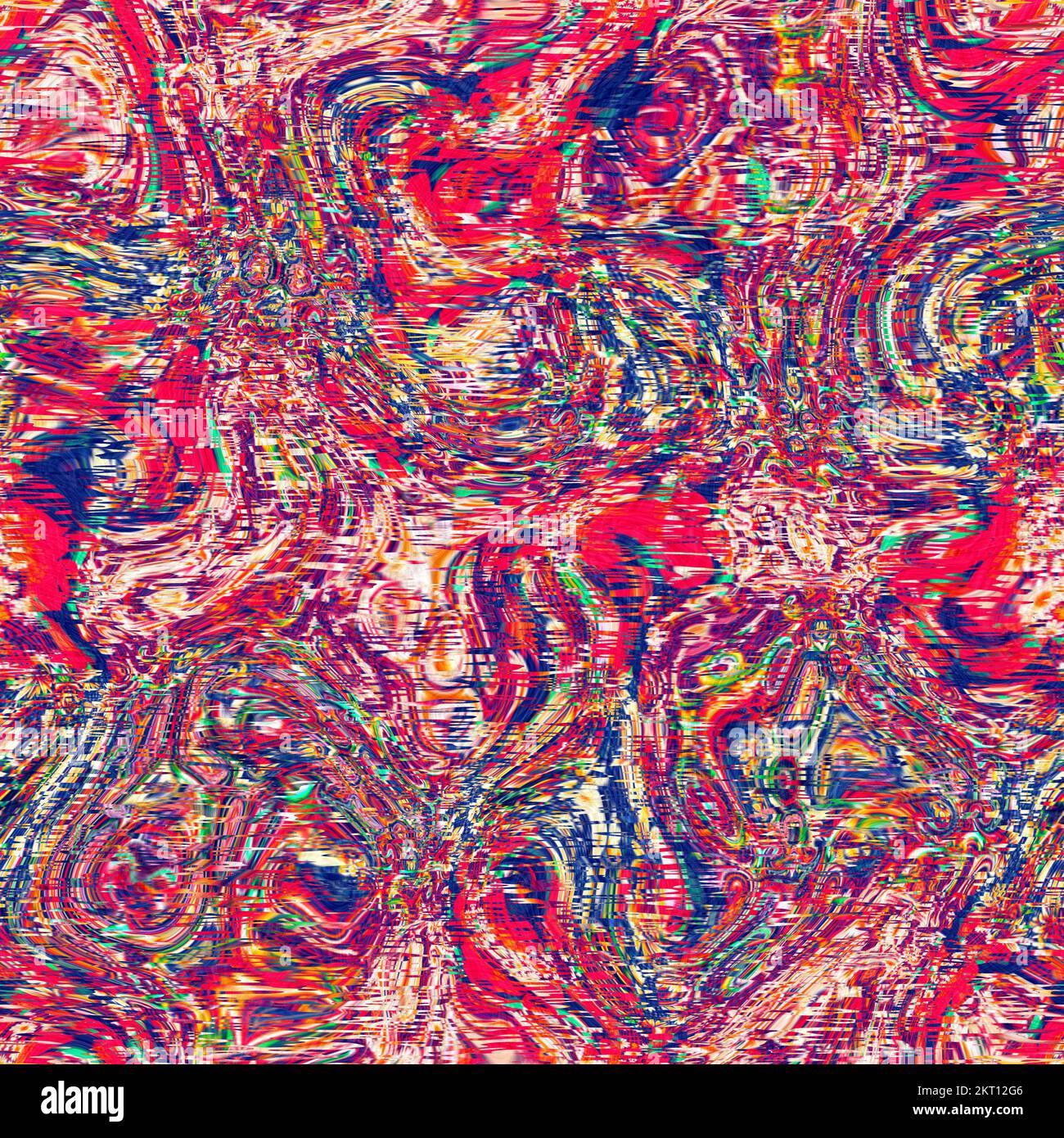 Vibrant pink distortion pattern. Bright colorful kitsch wallpaper for ...