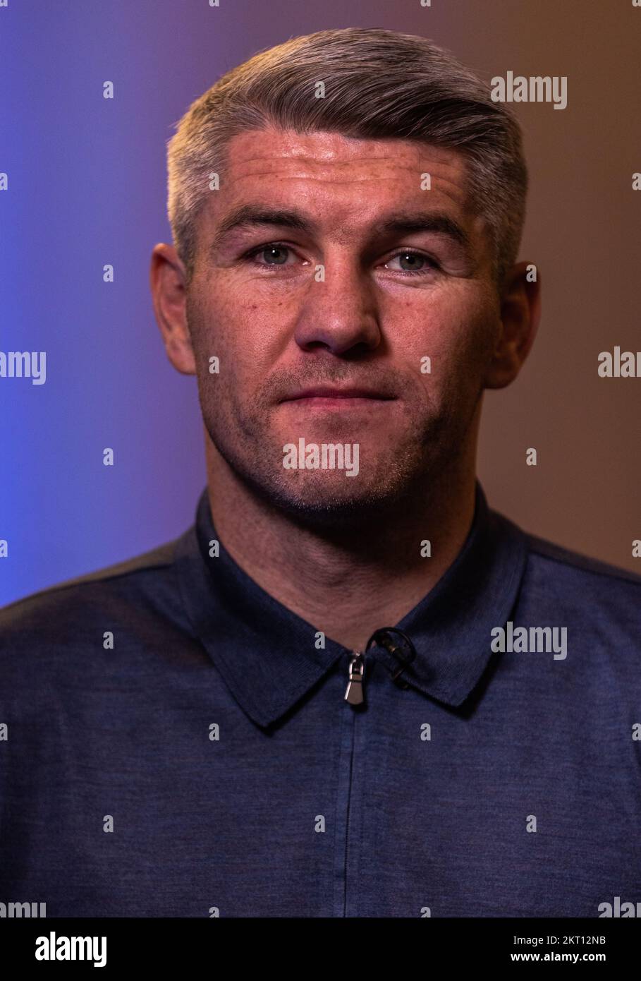 Liam Smith talking the media after the press conference at the The ...