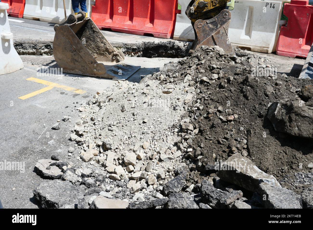 Lumps street hi-res stock photography and images - Alamy