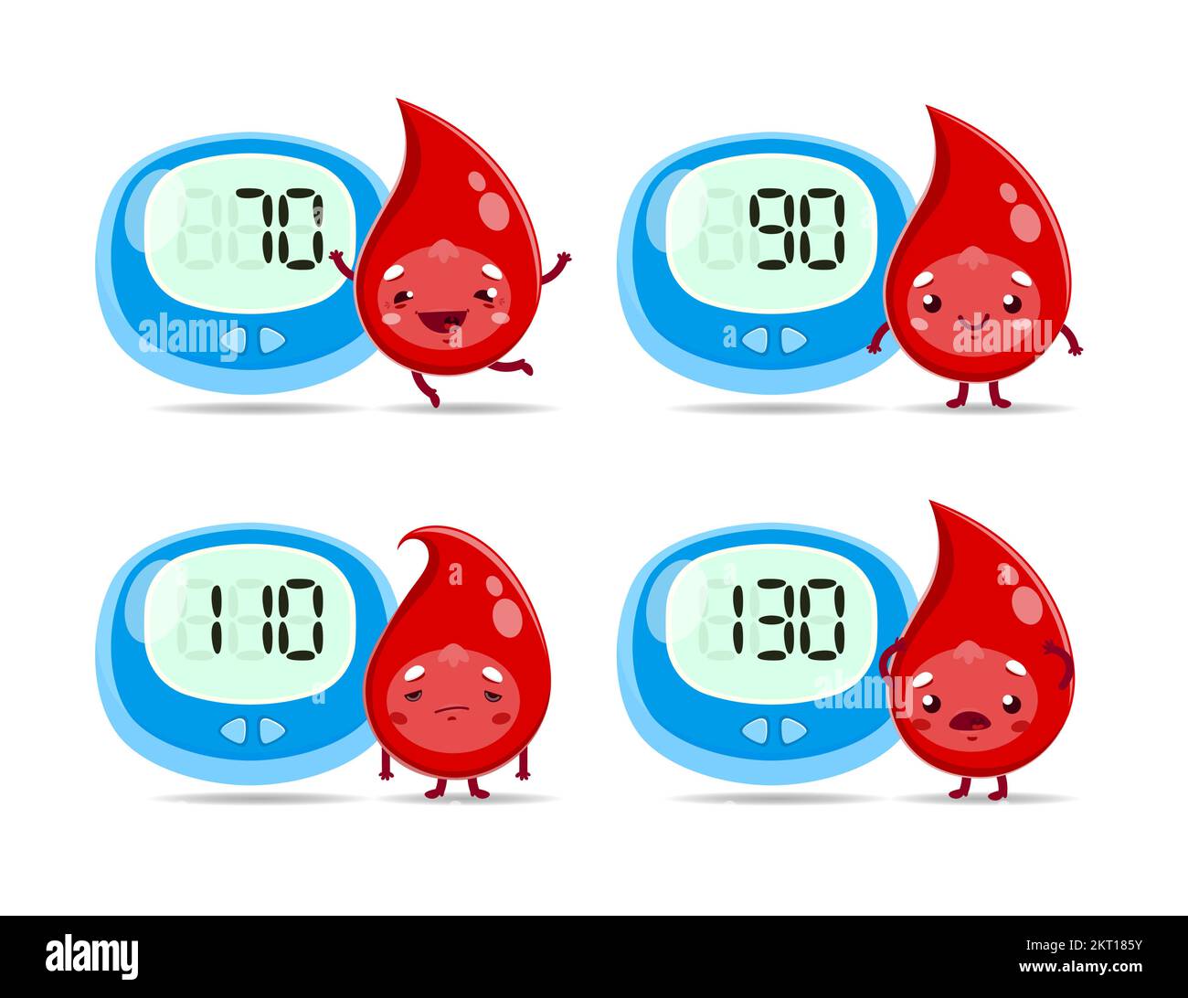 Cartoon glucose meter hi-res stock photography and images - Alamy
