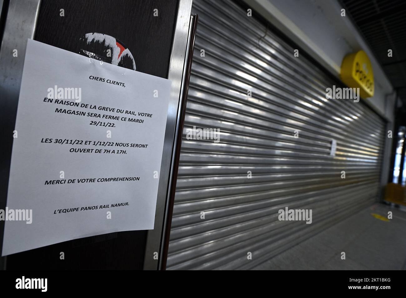 Illustration picture shows a strike of the Belgian railway network, the ...