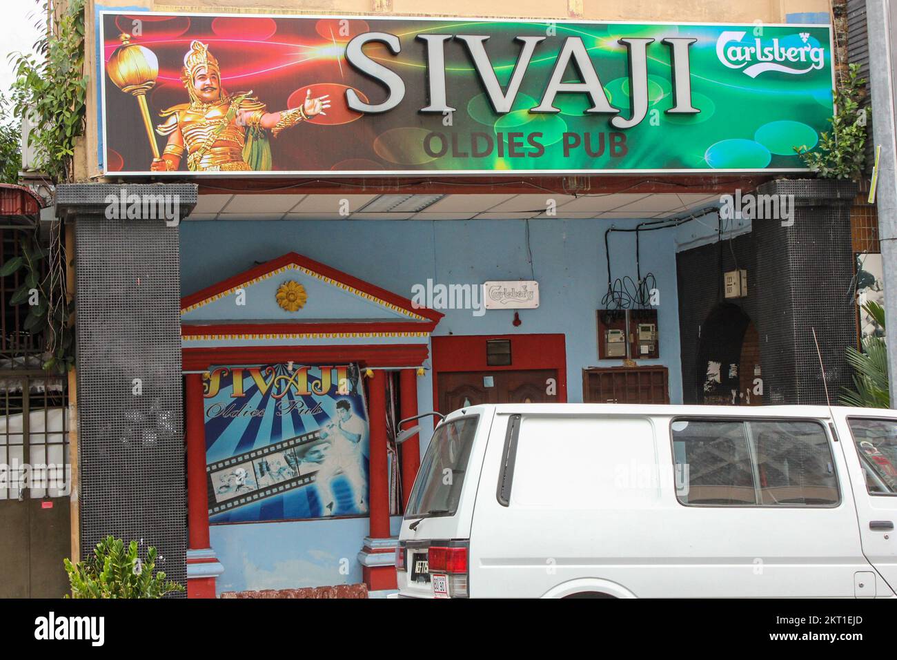 Ipoh, Perak, Malaysia - November 2012: A Tamil pub in a vintage shop ...