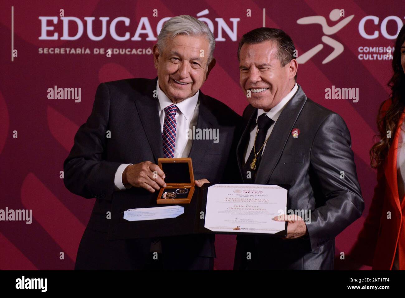 Non Exclusive: November 28, 2022, Mexico city, Mexico: Former boxing ...