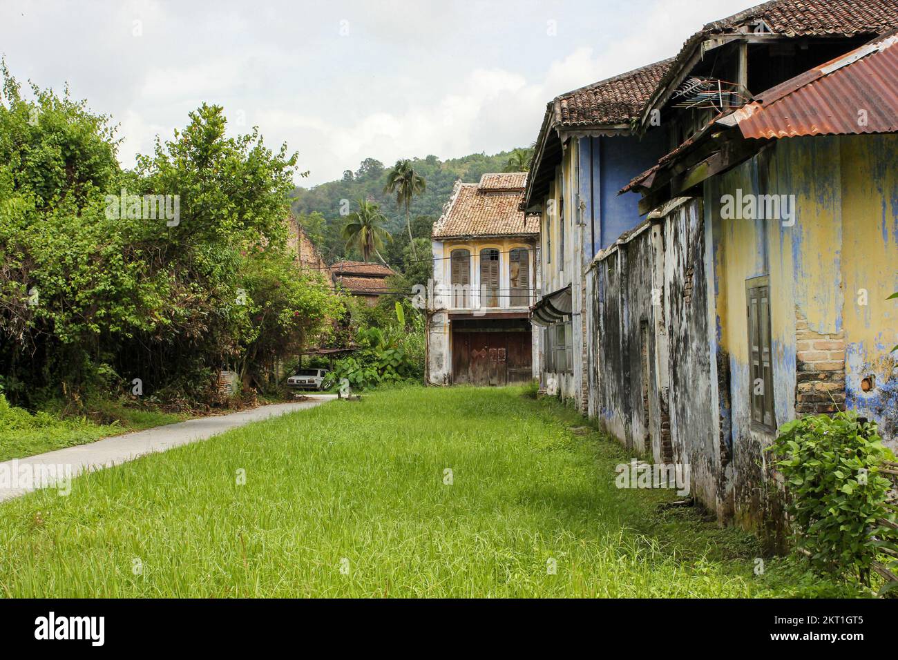 Ipoh, Perak, Malaysia - November 2012: A vintage colonial era house ...