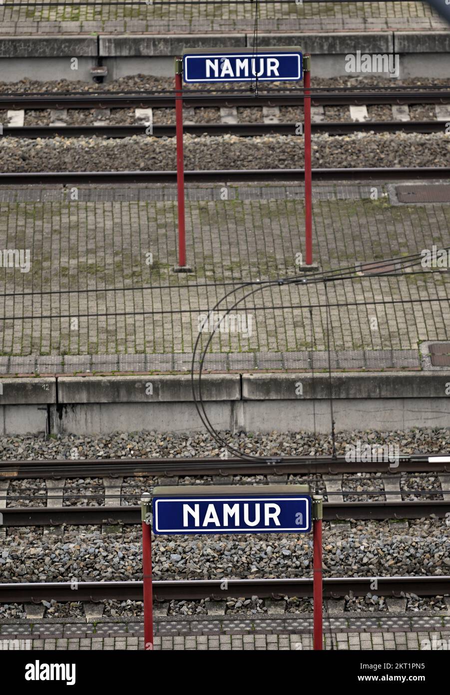 Illustration picture shows a strike of the Belgian railway network, the ...