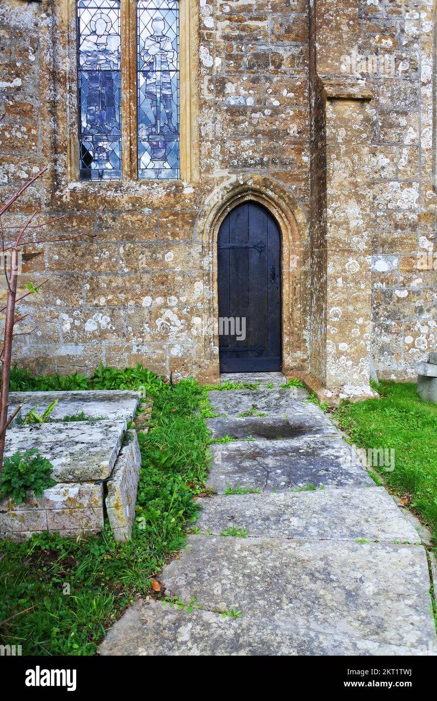 The churchyard at Netherbury parish church, Dorset, UK - John Gollop ...