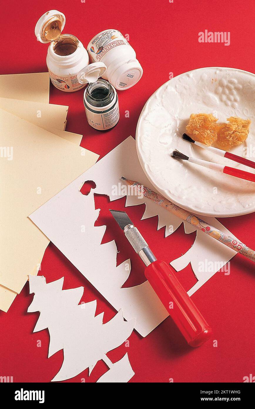 Stencilled paper hi-res stock photography and images - Alamy