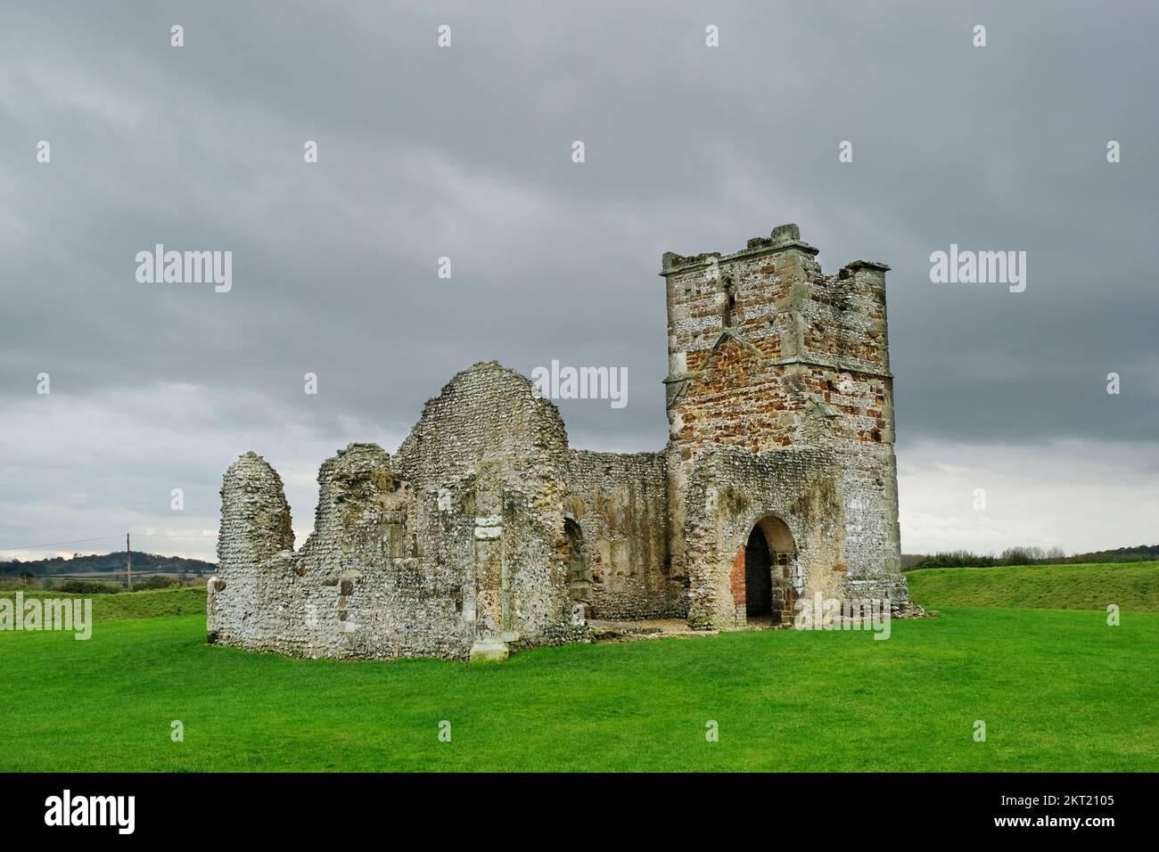 Knowlton, a medieval church built within a prehistoric henge, Dorset ...