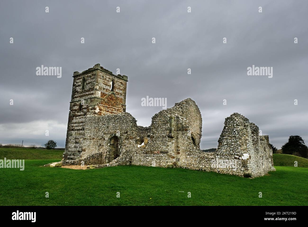 Knowlton, a medieval church built within a prehistoric henge, Dorset ...