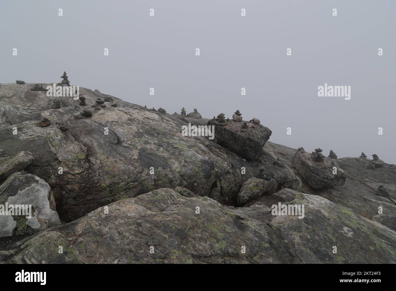 These are traces tourists visiting of Norway: symbolically stacked ...