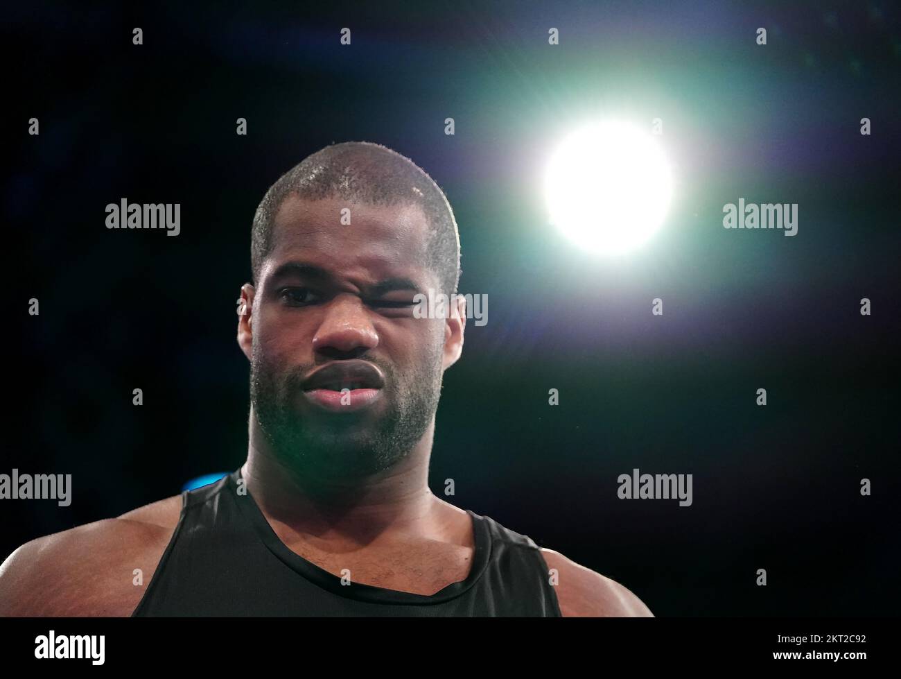 Daniel Dubois during a media work out at BT Studios, Queen Elizabeth ...
