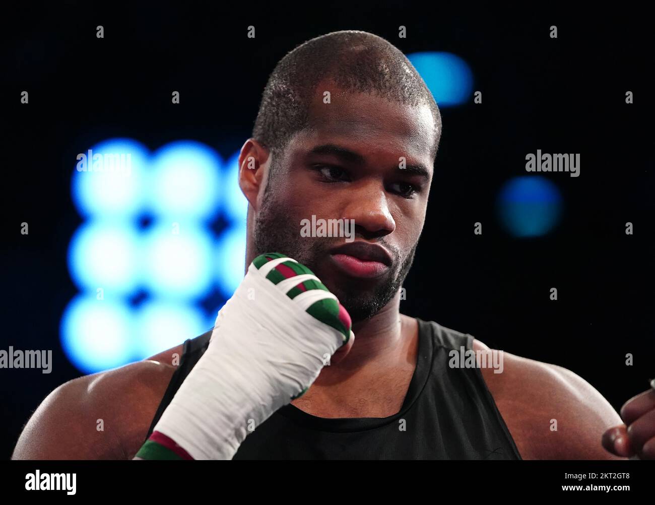 Daniel Dubois during a media work out at BT Studios, Queen Elizabeth ...