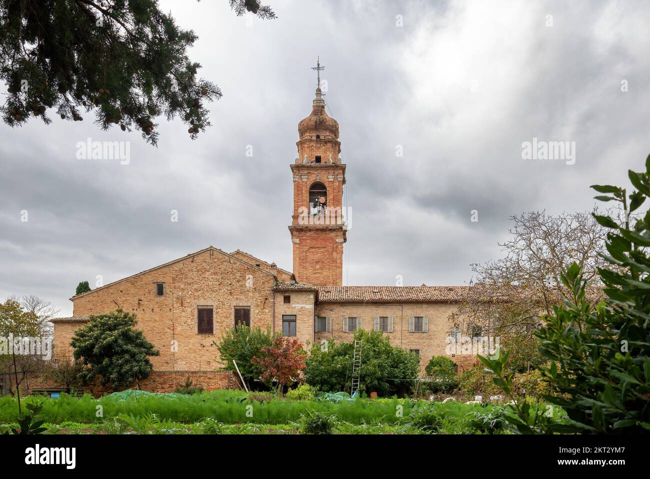 Shrine Of the Beato Sante near Monbaroccio, a little fortified village ...
