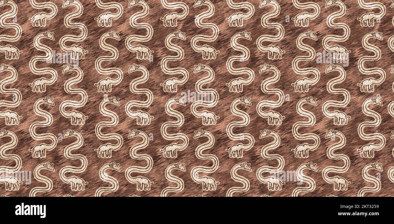 Cute safari wild giraffe animal border for babies room decor. Seamless ...