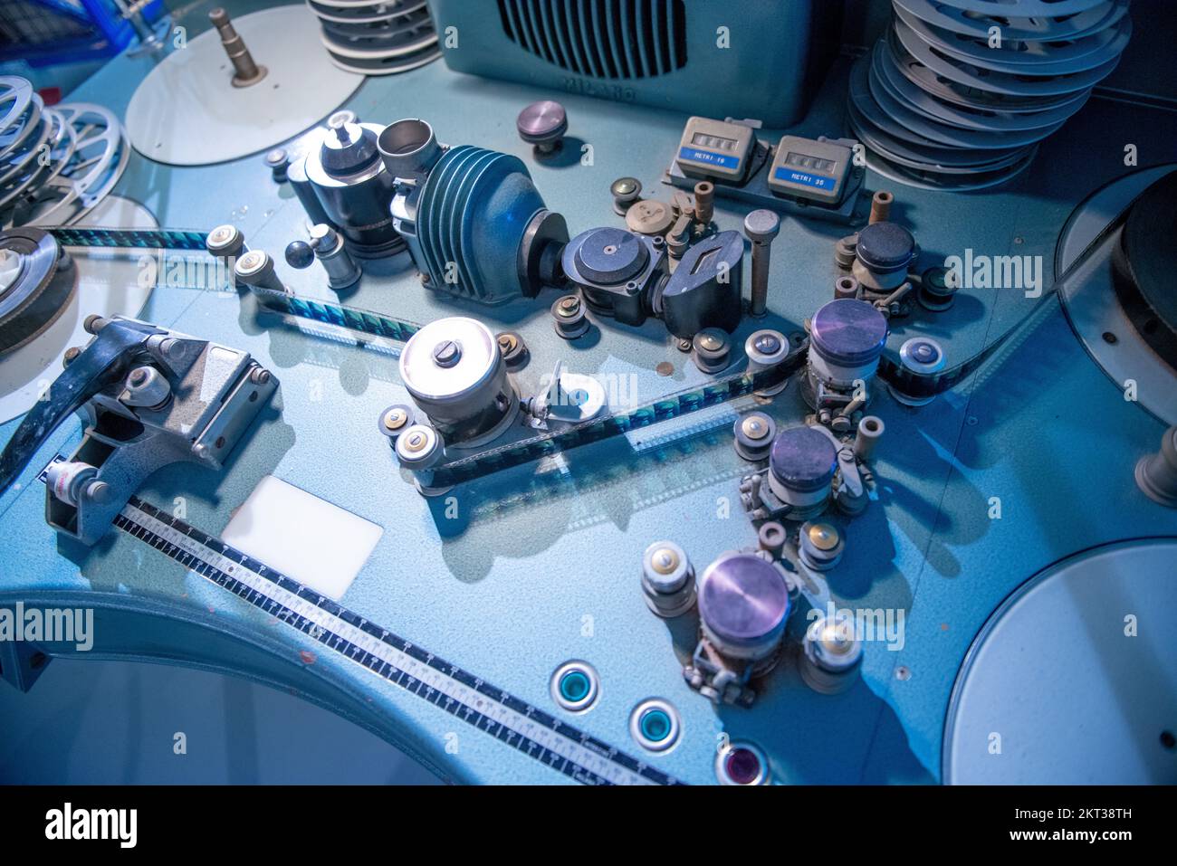 Venice italy 27 september 2022: Detail of an Intercine 16mm and 35mm ...