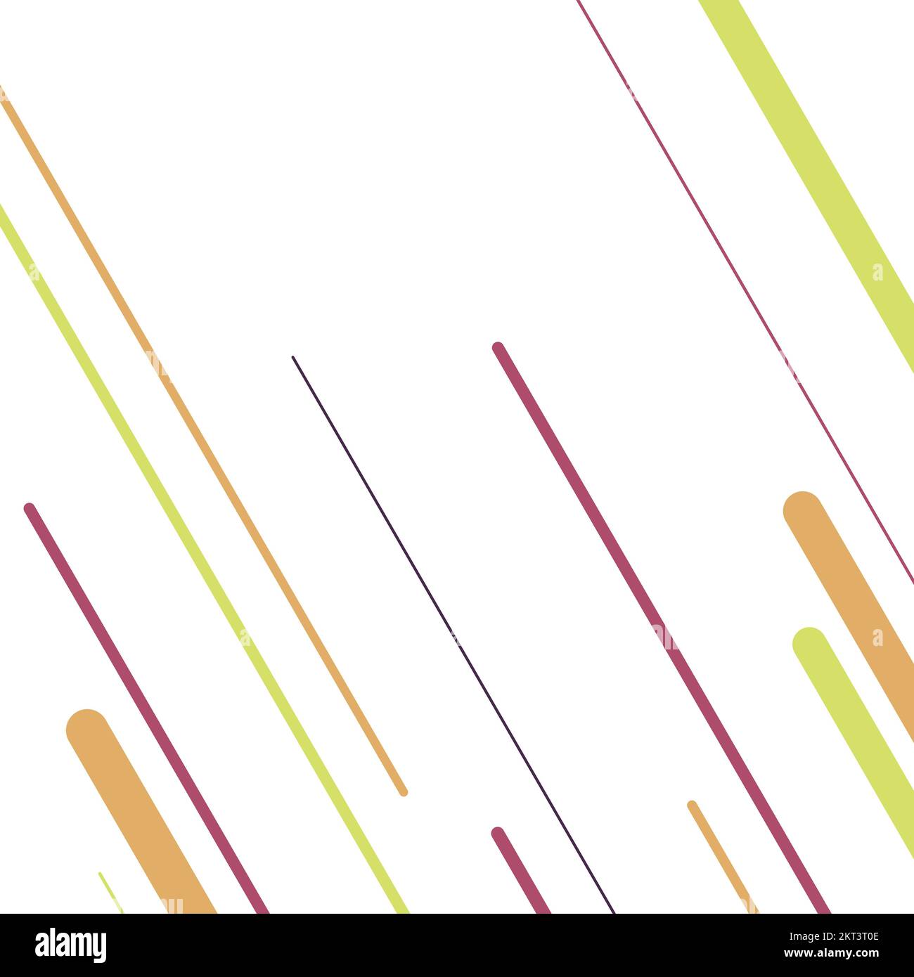 Random Color flowing rounded stripes illustration Stock Vector Image ...